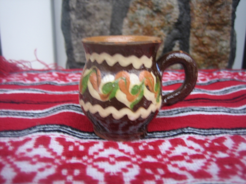 Ceasca Traditionala de Tuica 25.74 RON Cod msc010007 - CeramicaHorezu ...