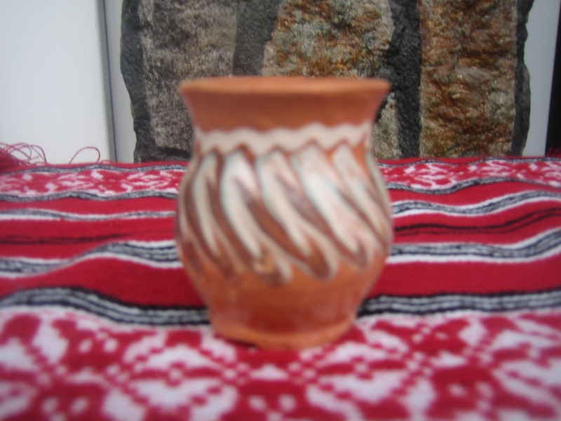 Ceasca Traditionala de Tuica 25.74 RON Cod msc010008 - CeramicaHorezu ...